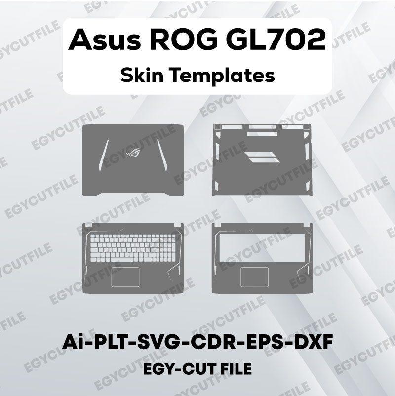 Asus ROG GL702 Vector Skin Cut Files – EGY CUTFILE