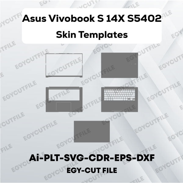 Asus Vivobook S 14X S5402 Vector Skin Cut Files – EGY CUTFILE
