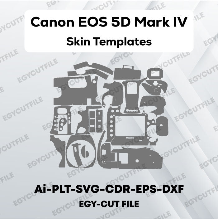 Canon EOS 5D Mark IV Vector Skin Cut Files – EGY CUTFILE