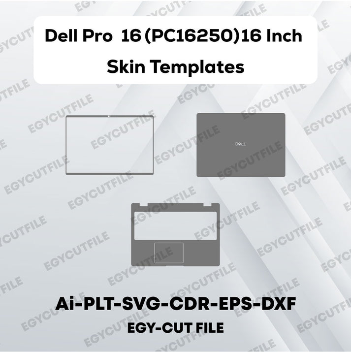 Dell Pro 16 PC16250 16 Inch Vector Skin Cut Files – EGY CUTFILE