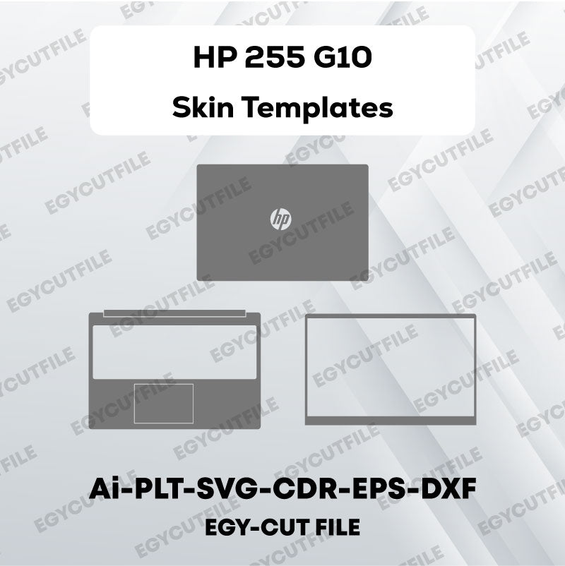 HP 255 G10 Notebook PC Vector Skin Cut Files – EGY CUTFILE