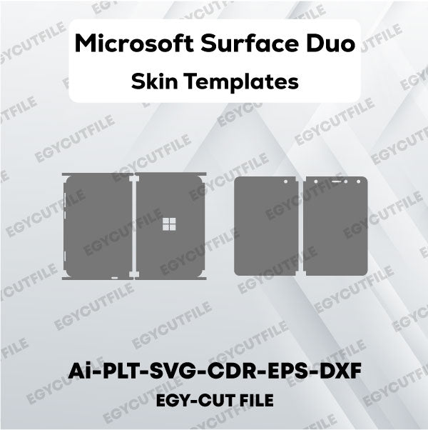 Microsoft Surface Duo Vector Skin Cut Files – EGY CUTFILE