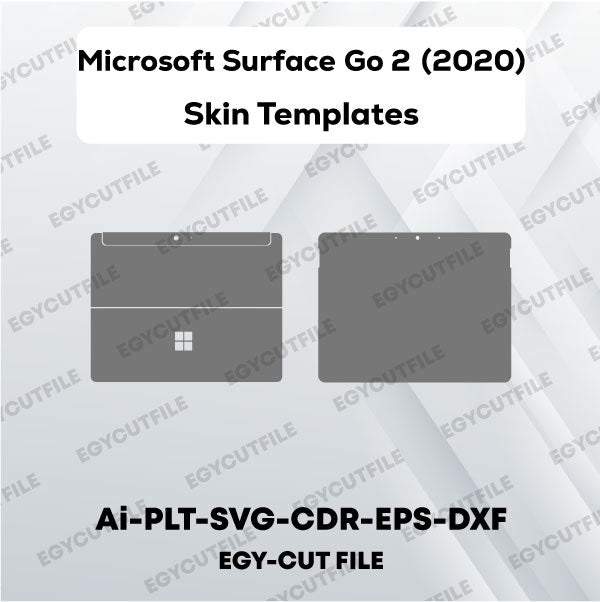 Microsoft Surface Go 2 (2020) 1901 Vector Skin Cut Files – EGY CUTFILE
