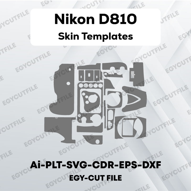 Nikon D810 Vector Skin Cut Files – EGY CUTFILE