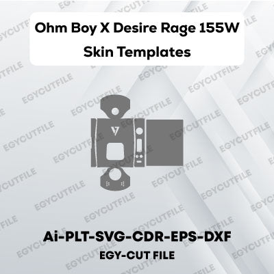 Ohm Boy X Desire Rage 155W Vector Skin Cut Files – EGY CUTFILE