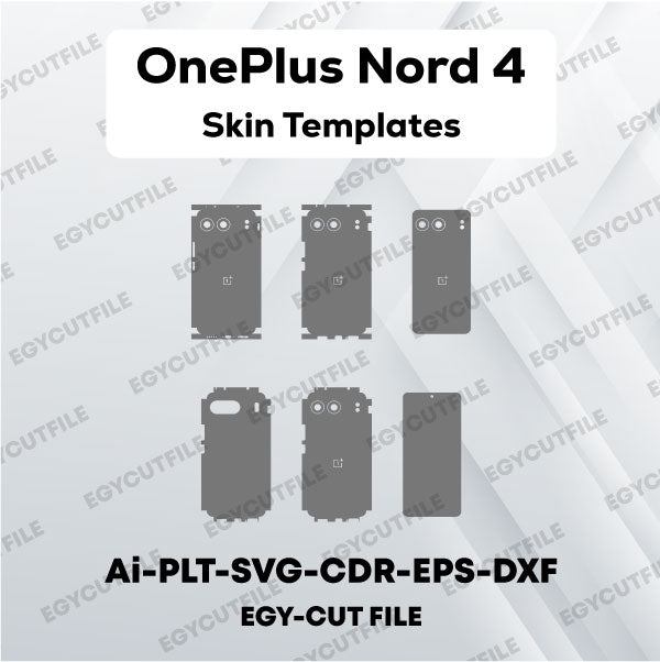 OnePlus Nord 4 Vector Skin Cut Files – EGY CUTFILE