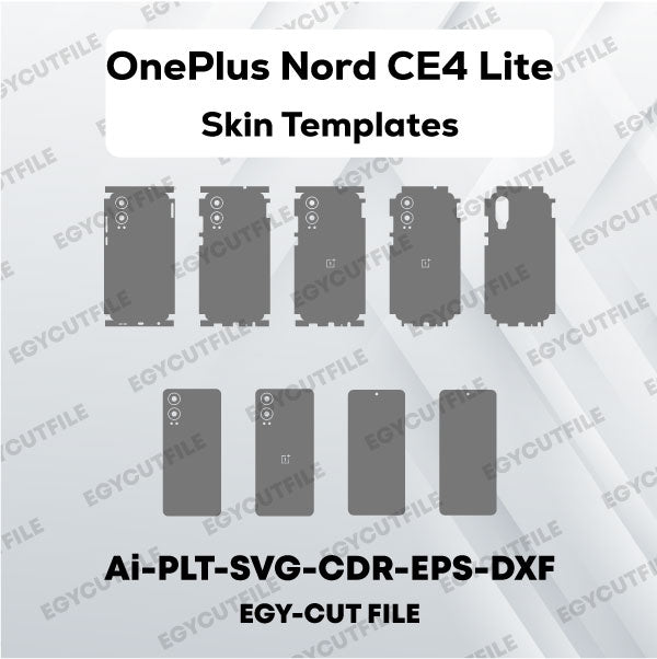 OnePlus Nord CE4 Lite Vector Skin Cut Files – EGY CUTFILE