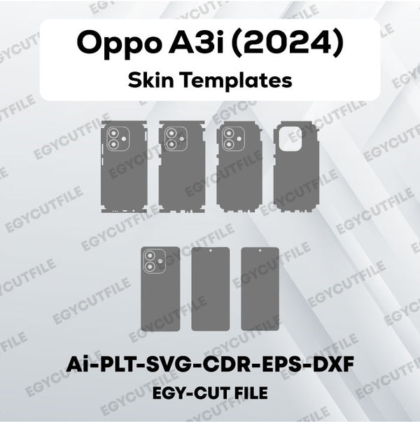 OPPO A3i Vector Skin Cut Files – EGY CUTFILE