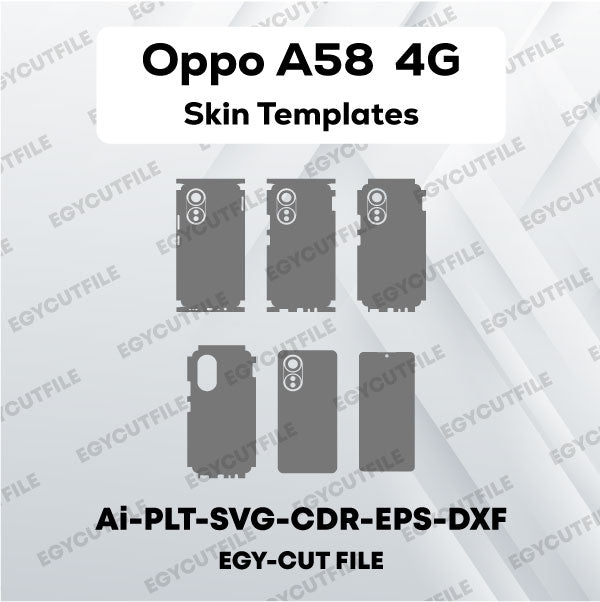 Oppo A58 4G Vector Skin Cut Files – EGY CUTFILE