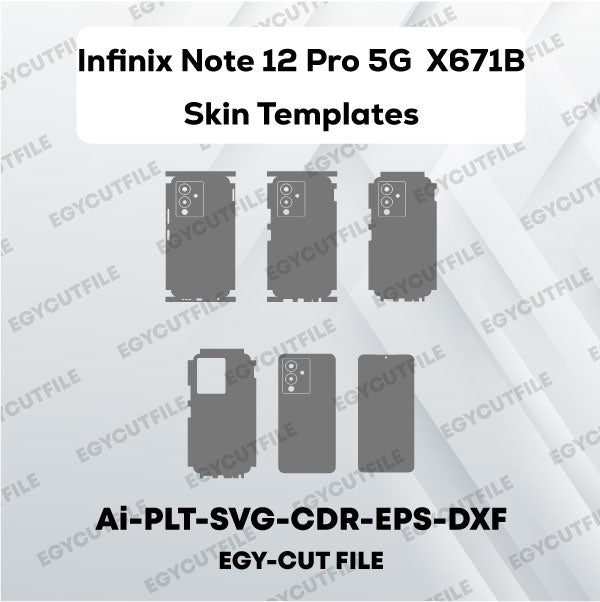 Infinix Note 12 Pro 5G X671B Vector Skin Cut Files – EGY CUTFILE