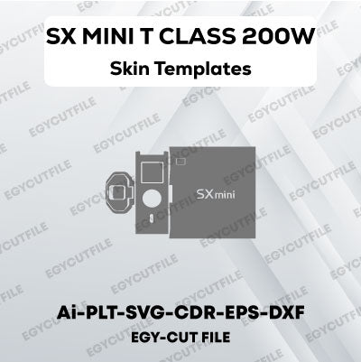 SX MINI T CLASS 200W Vector Skin Cut Files – EGY CUTFILE