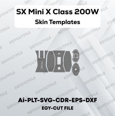 SX Mini X Class 200W Vector Skin Cut Files – EGY CUTFILE