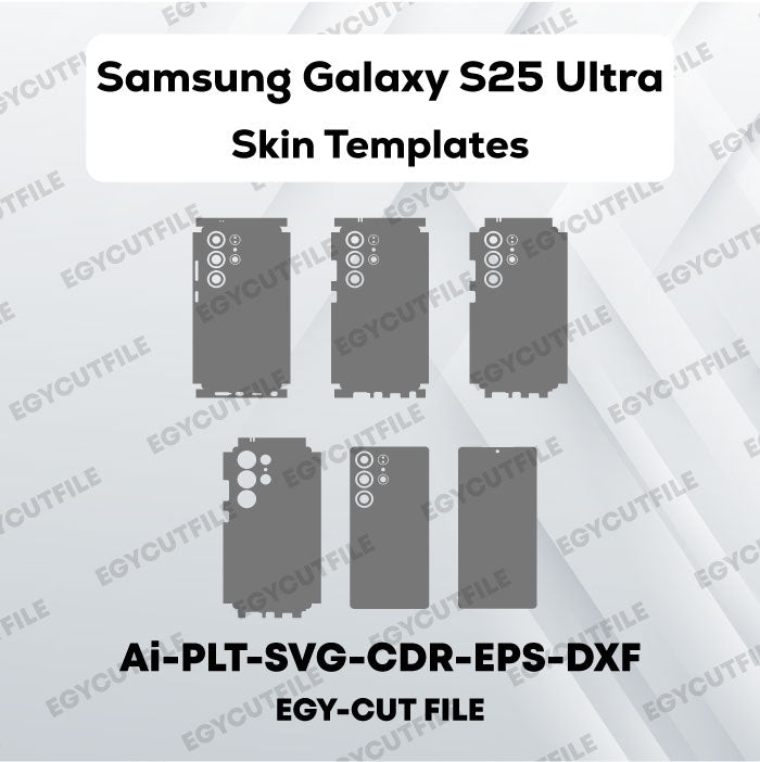 Samsung Galaxy S25 Ultra Vector Skin Cut Files – EGY CUTFILE