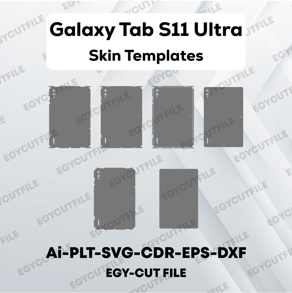 Samsung Galaxy Tab S11 Ultra Vector Skin Cut Files – EGY CUTFILE