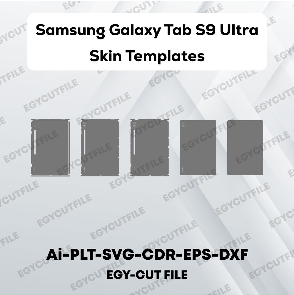 Samsung Galaxy Tab S9 Ultra Vector Skin Cut Files – EGY CUTFILE