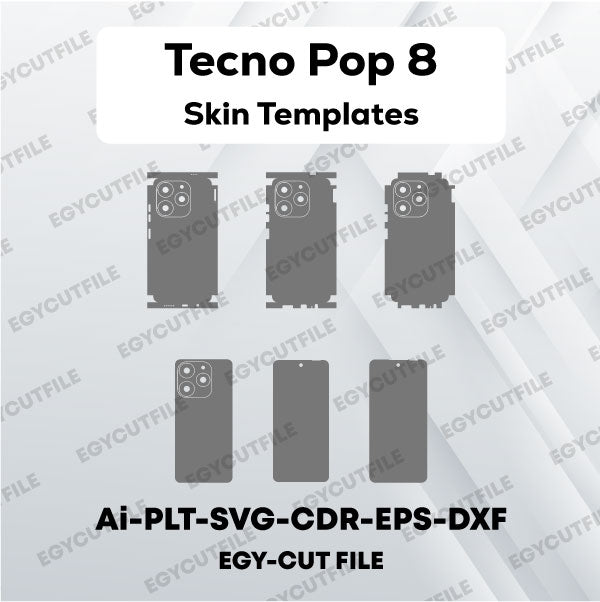 Tecno Pop 8 Vector Skin Cut Files – EGY CUTFILE