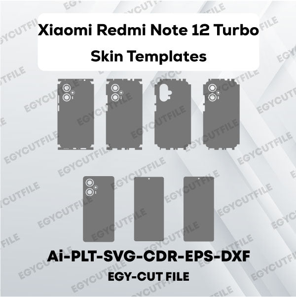 Xiaomi Redmi Note 12 Turbo Vector Skin Cut Files – EGY CUTFILE