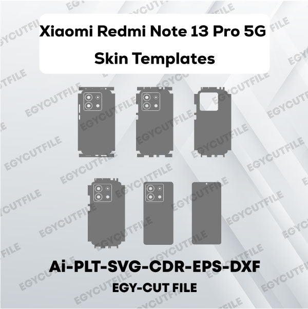 Xiaomi Redmi Note 13 Pro Vector Skin Cut Files – EGY CUTFILE