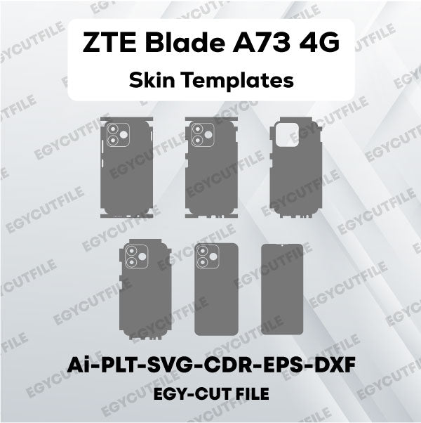 ZTE Blade A73 4G Vector Skin Cut Files – EGY CUTFILE