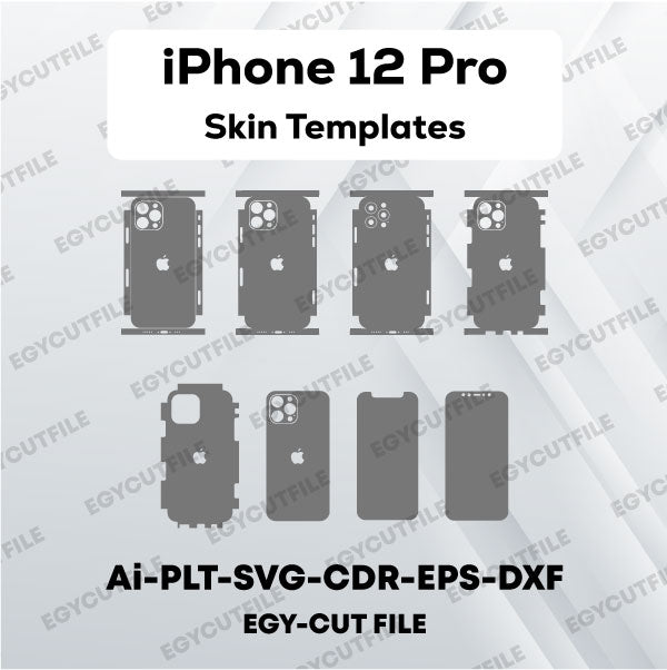iPhone 12 Pro Vector Skin Cut Files – EGY CUTFILE
